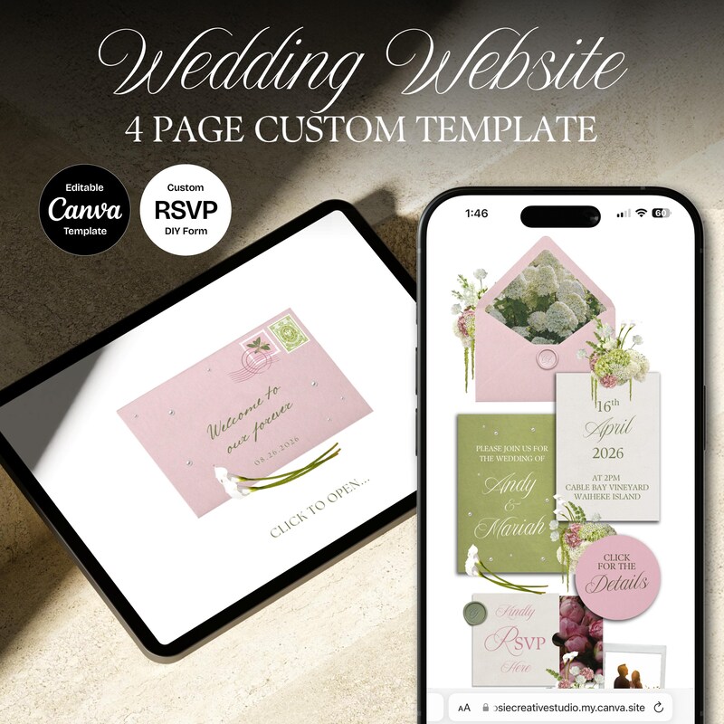 Canva Whimsical Website - Etsy
