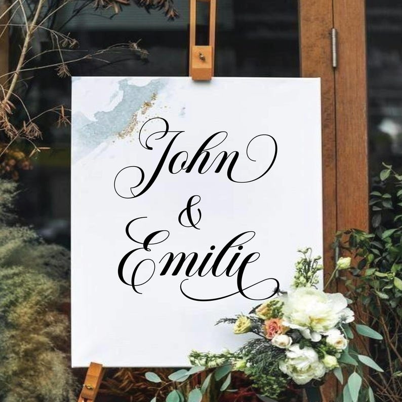 Wedding Font,calligraphy Fonts,invitations, Procreate Fonts,cursive ...