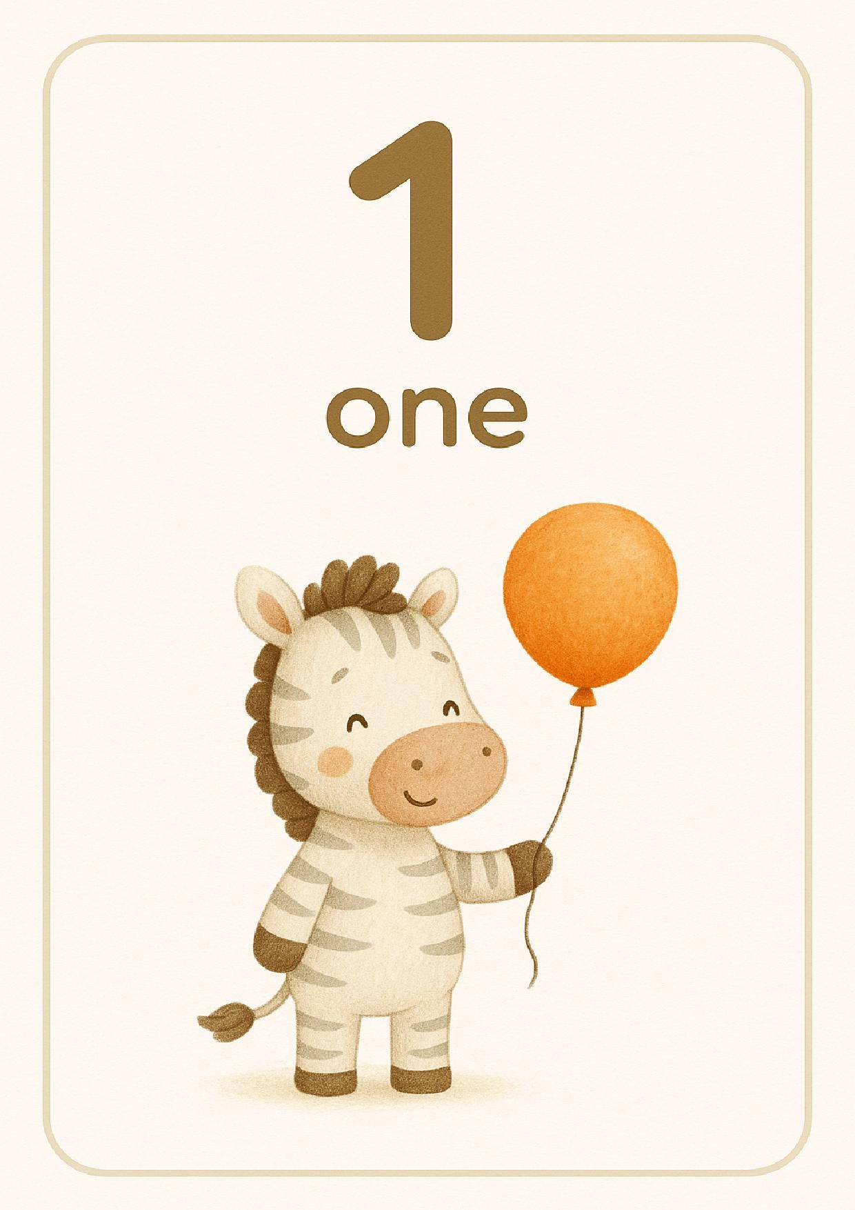 Printable Number Flashcards 1-5 | Toddler Learning Cards | A4 PDF ...