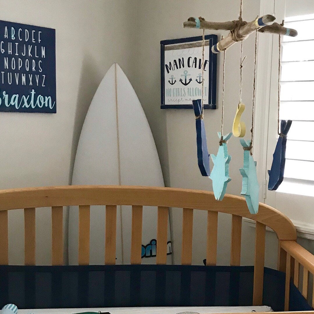 Driftwood Saltwater Fish Mobile - Etsy