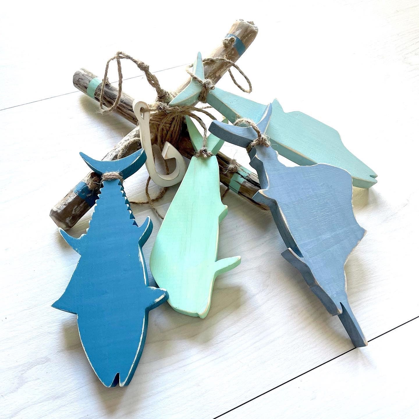 Driftwood Saltwater Fish Mobile - Etsy