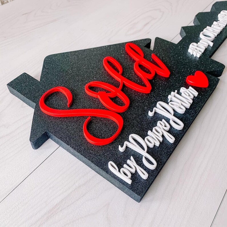 Realtor Sold Key Sign - Etsy