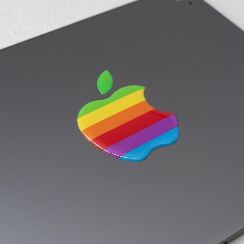 Apple Logo Stickers - Etsy