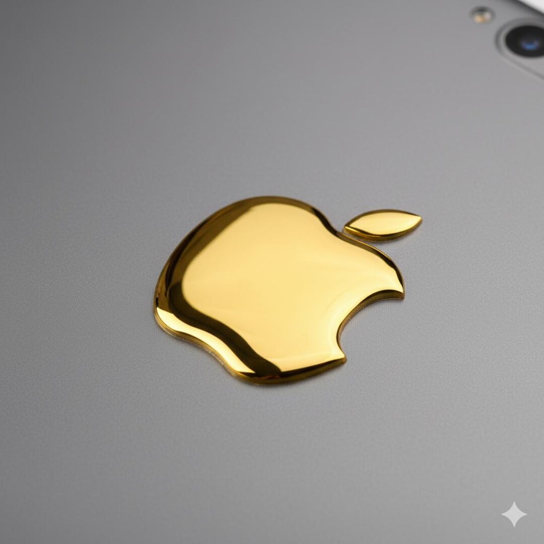 Gold Apple Logo 3D Domed Gel Sticker - Tech Decals (1 Pcs 50x43mm) - Etsy