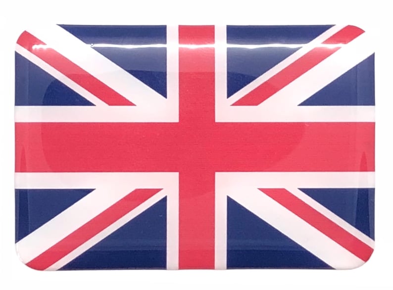 3D Domed Union Jack Gel Sticker: UK Car/laptop Emblem (64x44mm) - Etsy