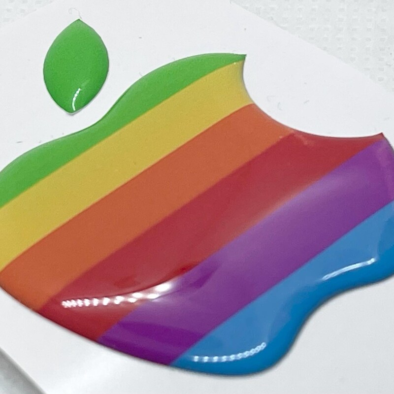 Apple Logo Stickers - Etsy