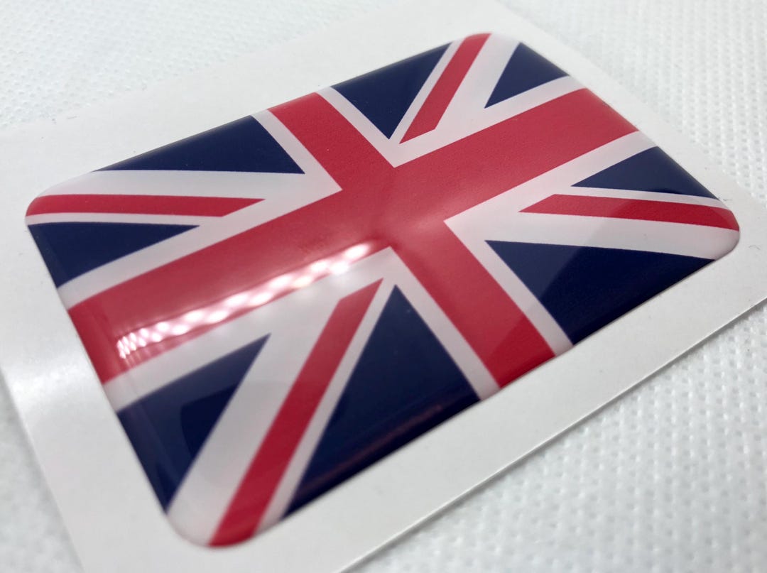3D Domed Union Jack Gel Sticker: UK Car/laptop Emblem (64x44mm) - Etsy