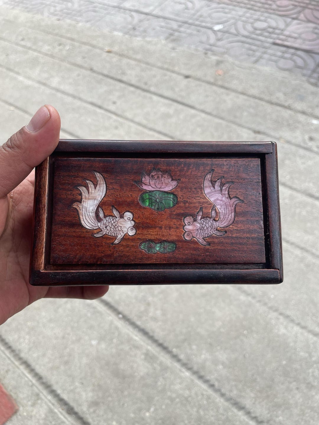Rosewood Goldfish Puzzle Box: Shell Inlay Luban Box - Etsy