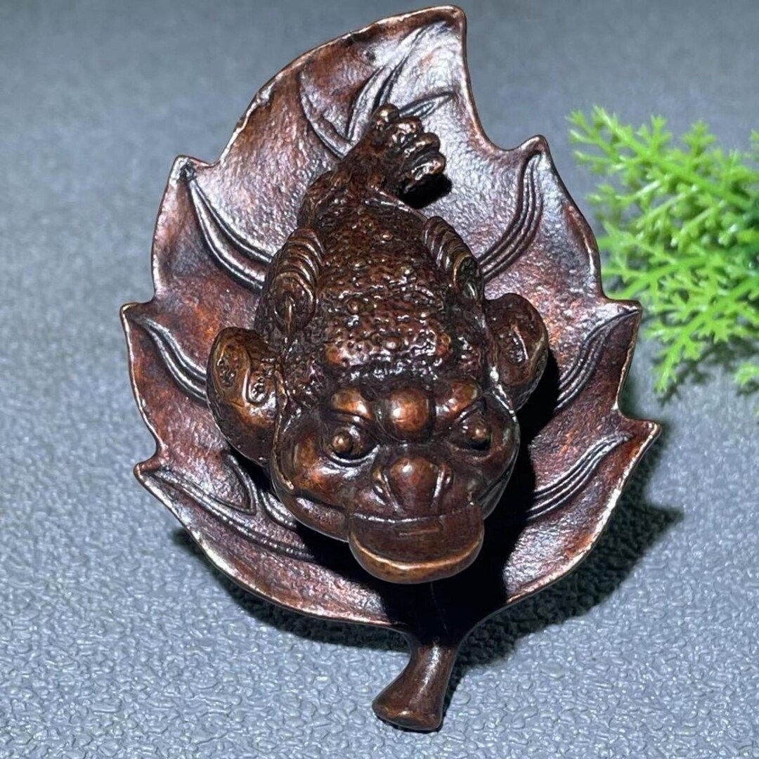 Bronze Toad Tea Pet Statue: Handmade Chinese Teaware Decoration - Etsy