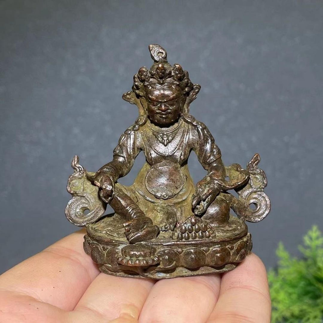 Bronze Buddha Tea Pet Statue: Handmade Feng Shui Decor - Etsy