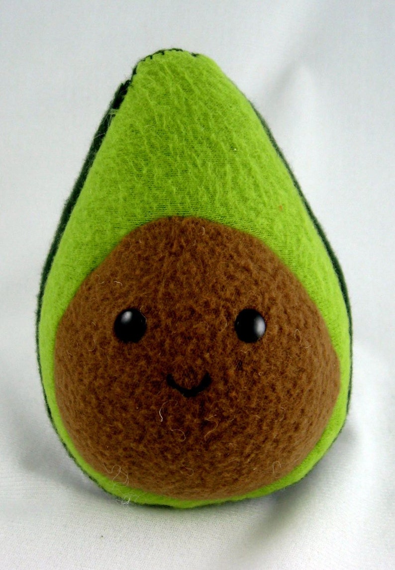 Plush Avocado Cute Kawaii Superfood Fake Food Made in Canada Fleece - Etsy