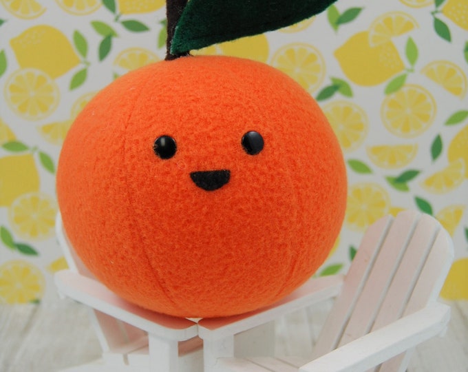Tangerine Orange Cute Fake Food Plush Stuffed Toy Fruit - Etsy