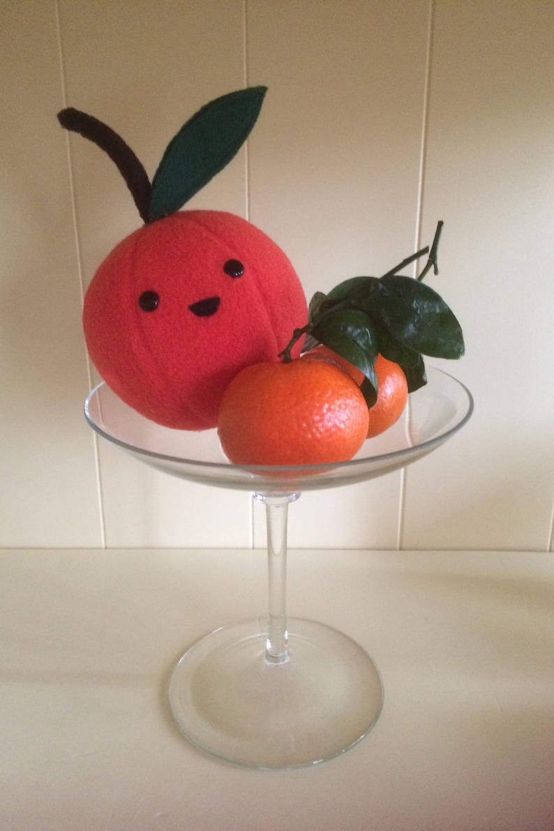 Tangerine Orange Cute Fake Food Plush Stuffed Toy Fruit | Etsy