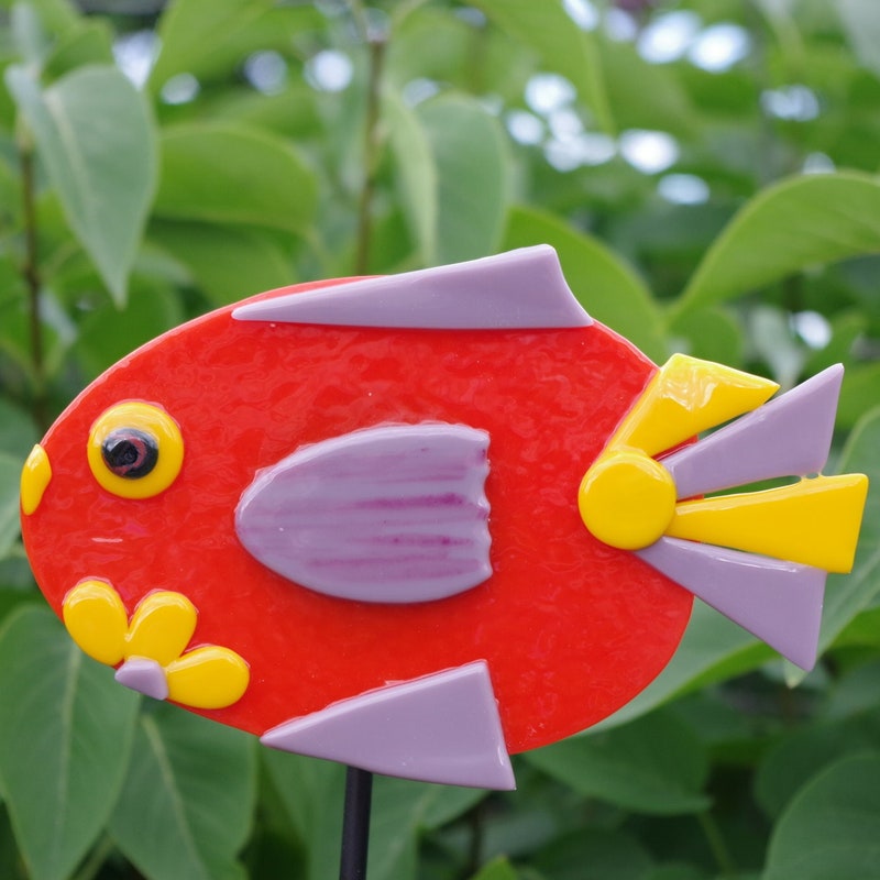Fused Glass Fish - Etsy