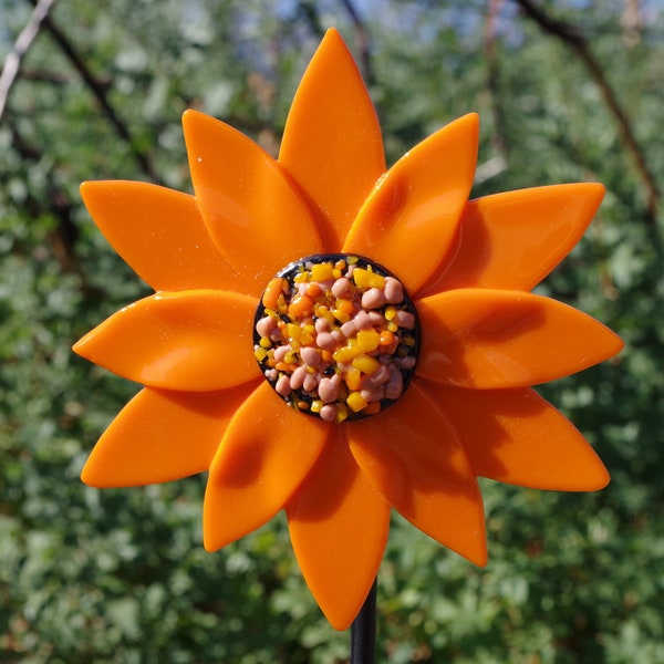 Fused Glass Flowers - Etsy