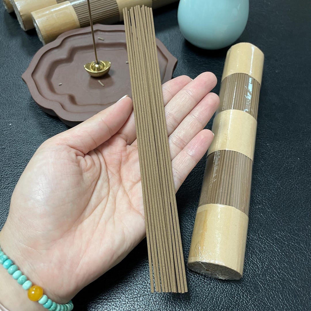 Hainan Agarwood Incense Sticks: Qi Nan Grade, Hand-rolled for ...