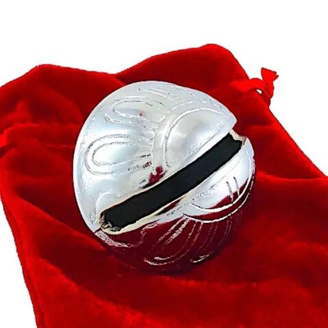 Silver Reindeer Sleigh Bell, Polar Express From Santa's Sleigh 11cb - Etsy