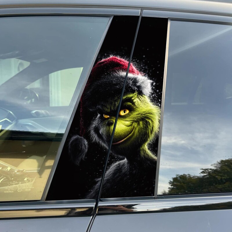 Car Grinch Decal - Etsy Australia