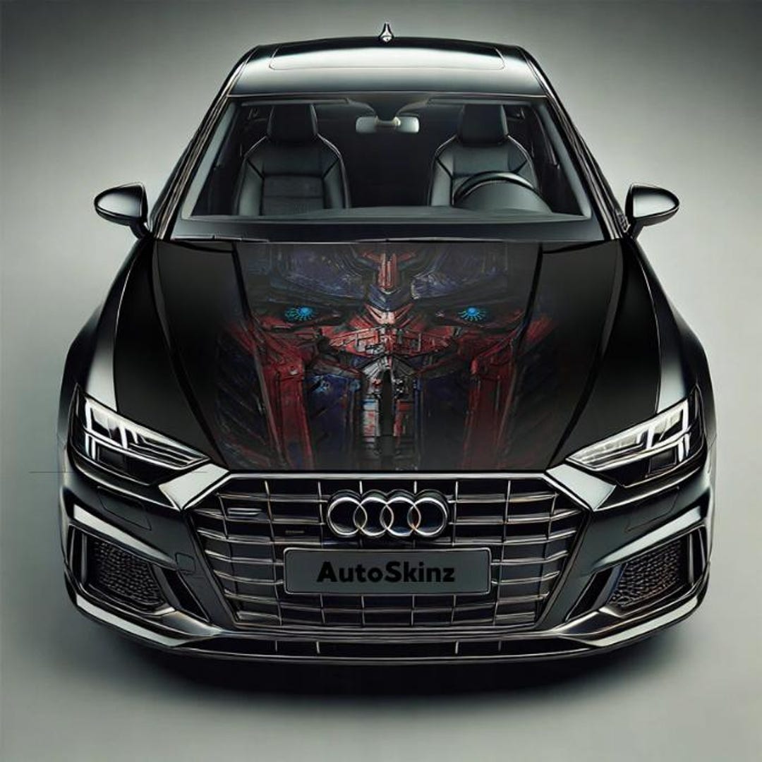 Premium Car Hood Wrap – Custom Design – Gloss/matte Vinyl – Easy ...