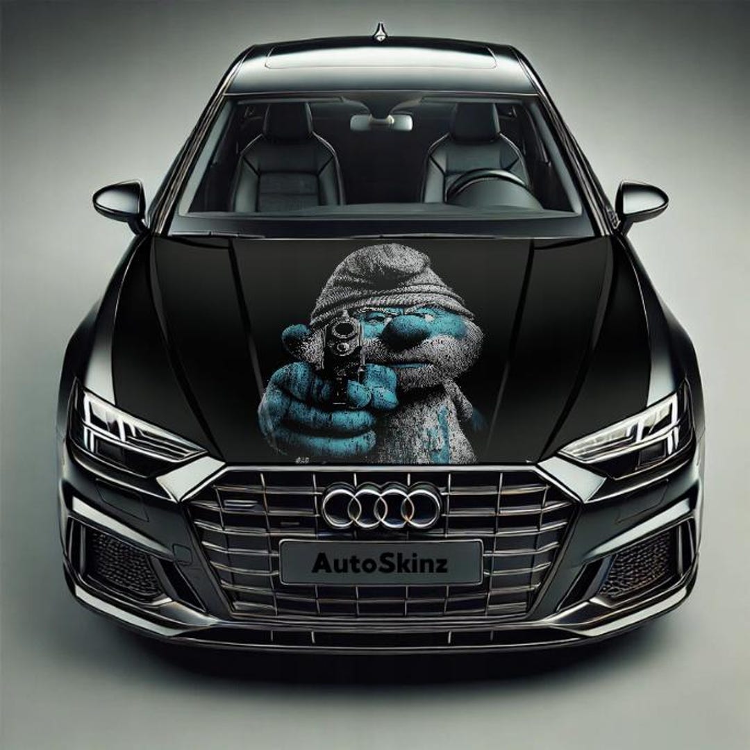 Premium Car Hood Wrap – Custom Design – Gloss/matte Vinyl – Easy ...