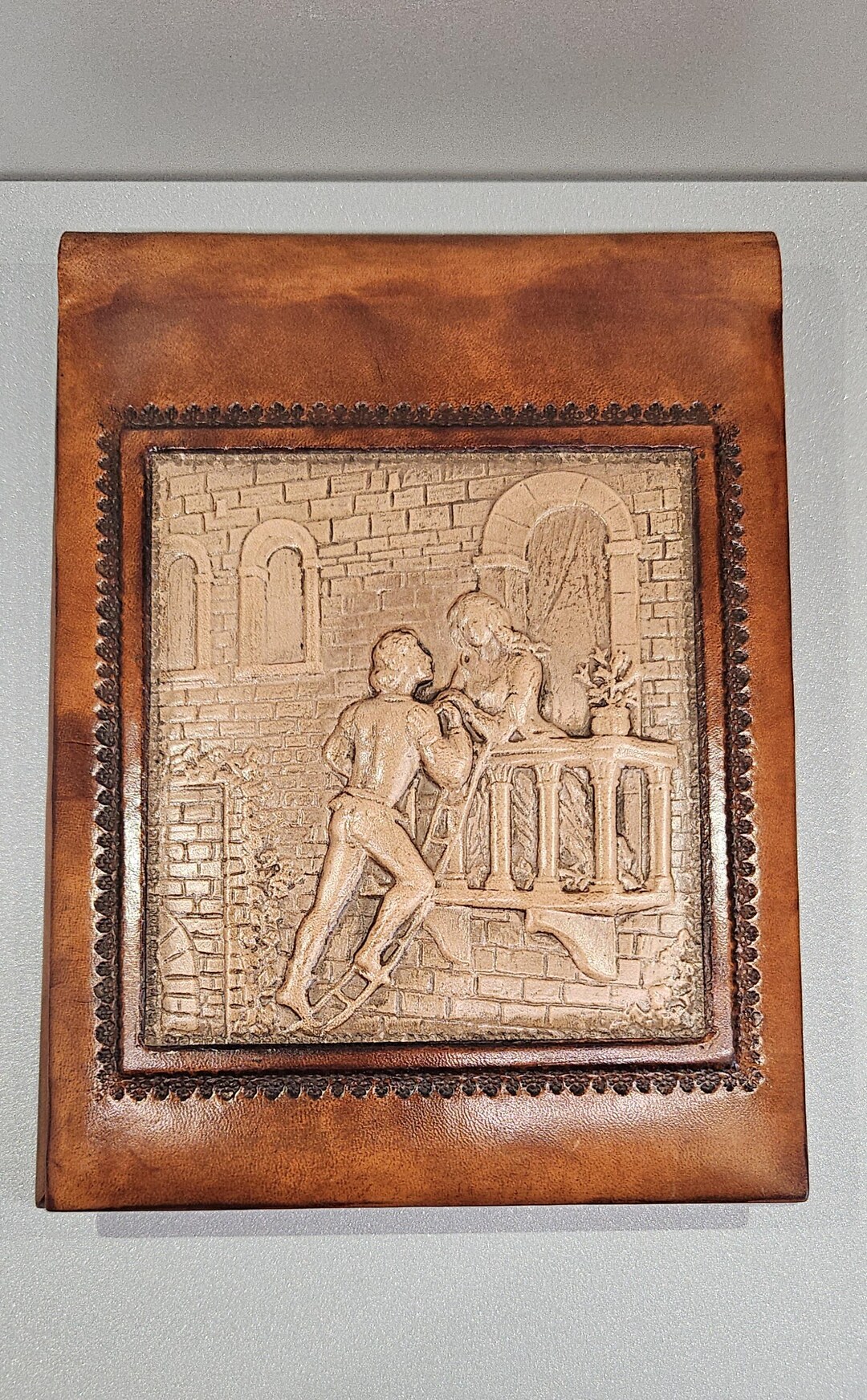 Handmade Italian Leather Journal – Embossed Florence Notebook – Genuine ...