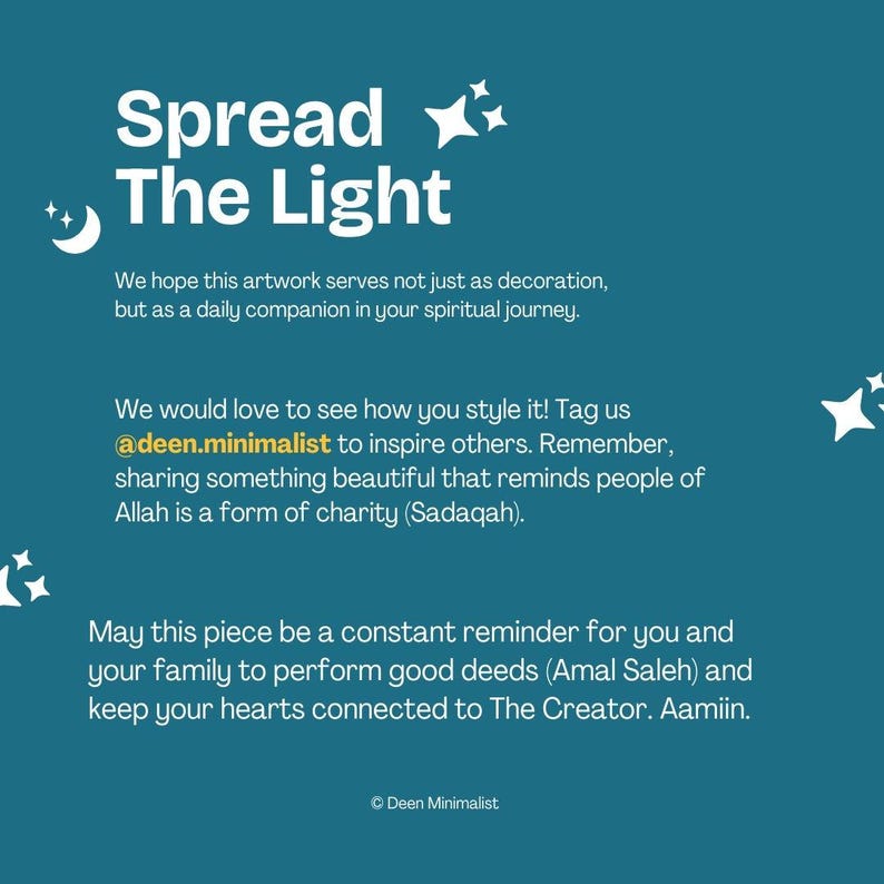 Astaghfirullah 100 Times Islamic Wall Art, Minimalist Istighfar Poster ...