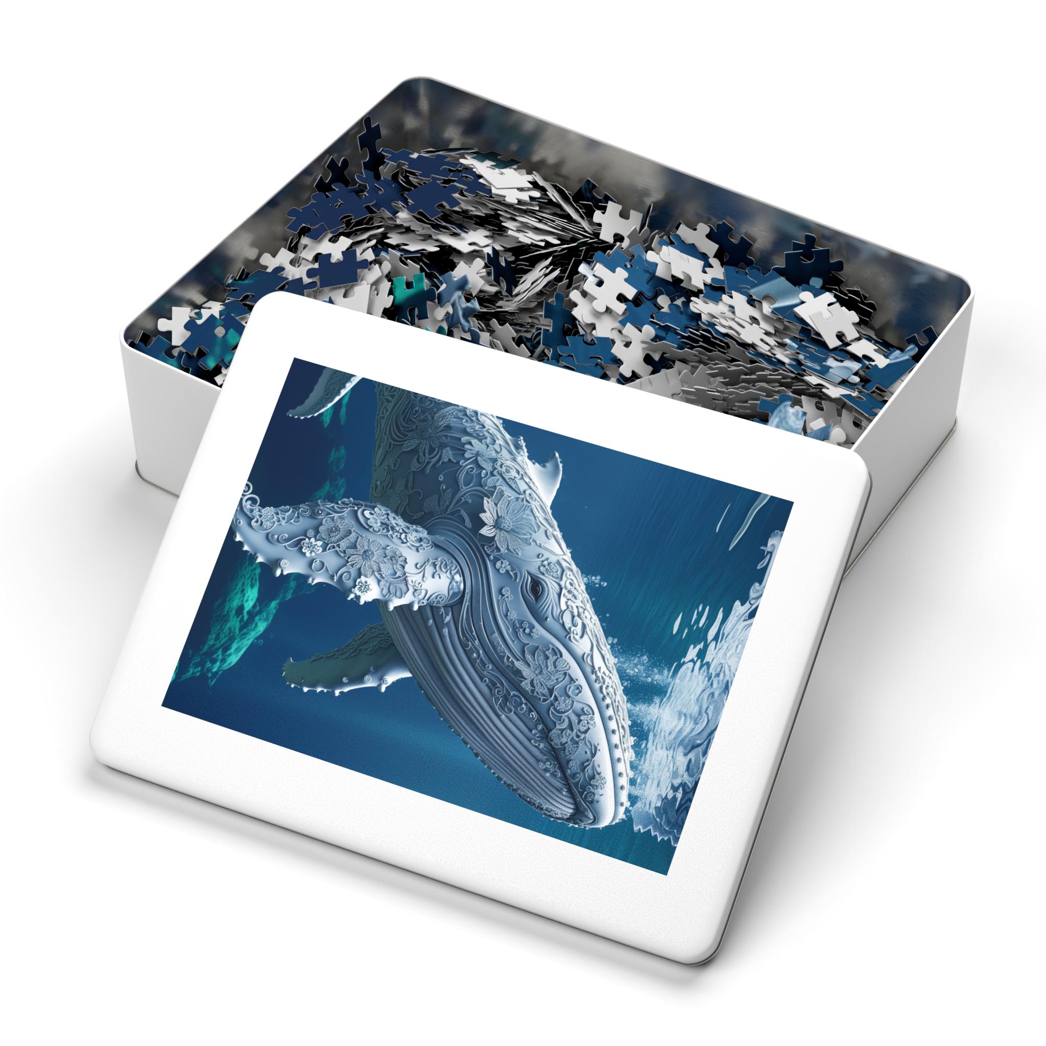 Elegant Whale Jigsaw Puzzle With Tin -1000/2000pieces, Perfect for ...