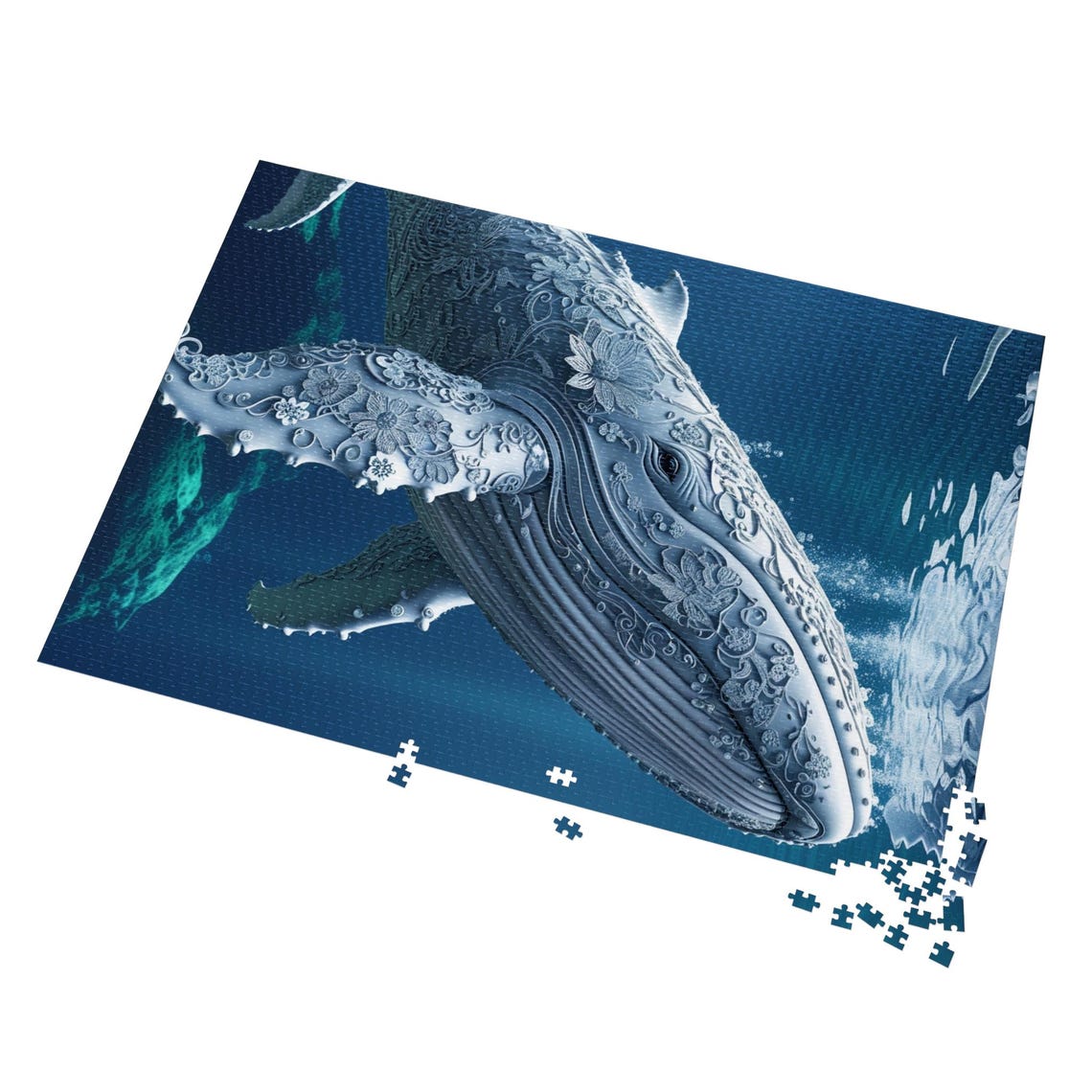 Elegant Whale Jigsaw Puzzle With Tin -1000/2000pieces, Perfect for ...