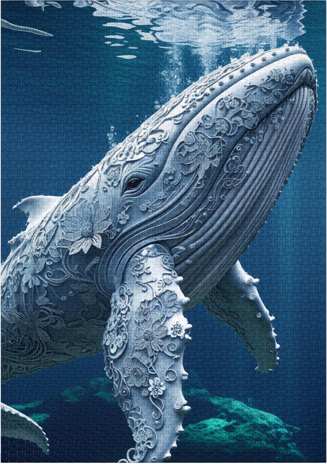 Elegant Whale Jigsaw Puzzle With Tin -1000/2000pieces, Perfect for ...