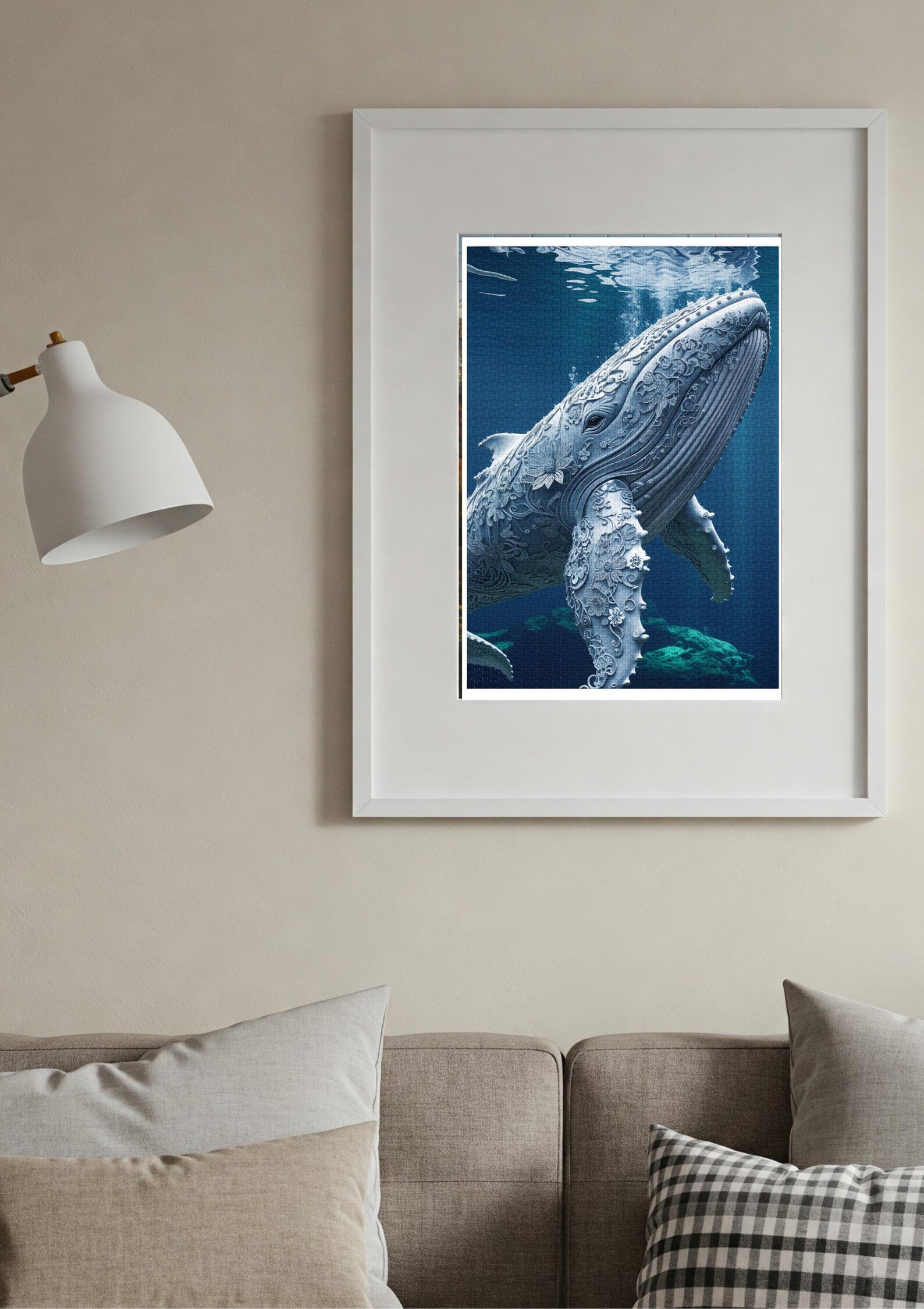 Elegant Whale Jigsaw Puzzle With Tin -1000/2000pieces, Perfect for ...