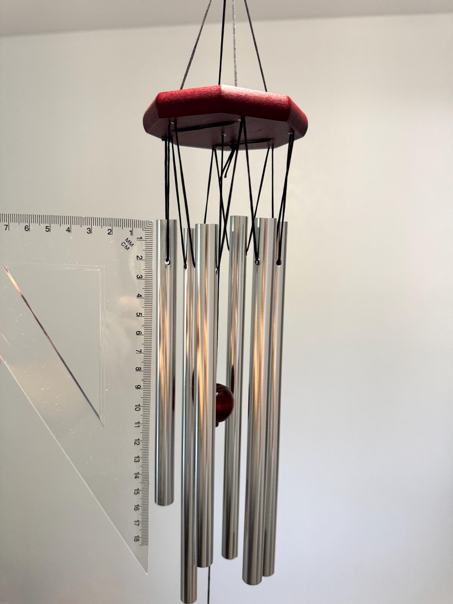 Metal Wind Chime, 30 Inch Harmonic Deep Tone - Metal and Wood Wind ...