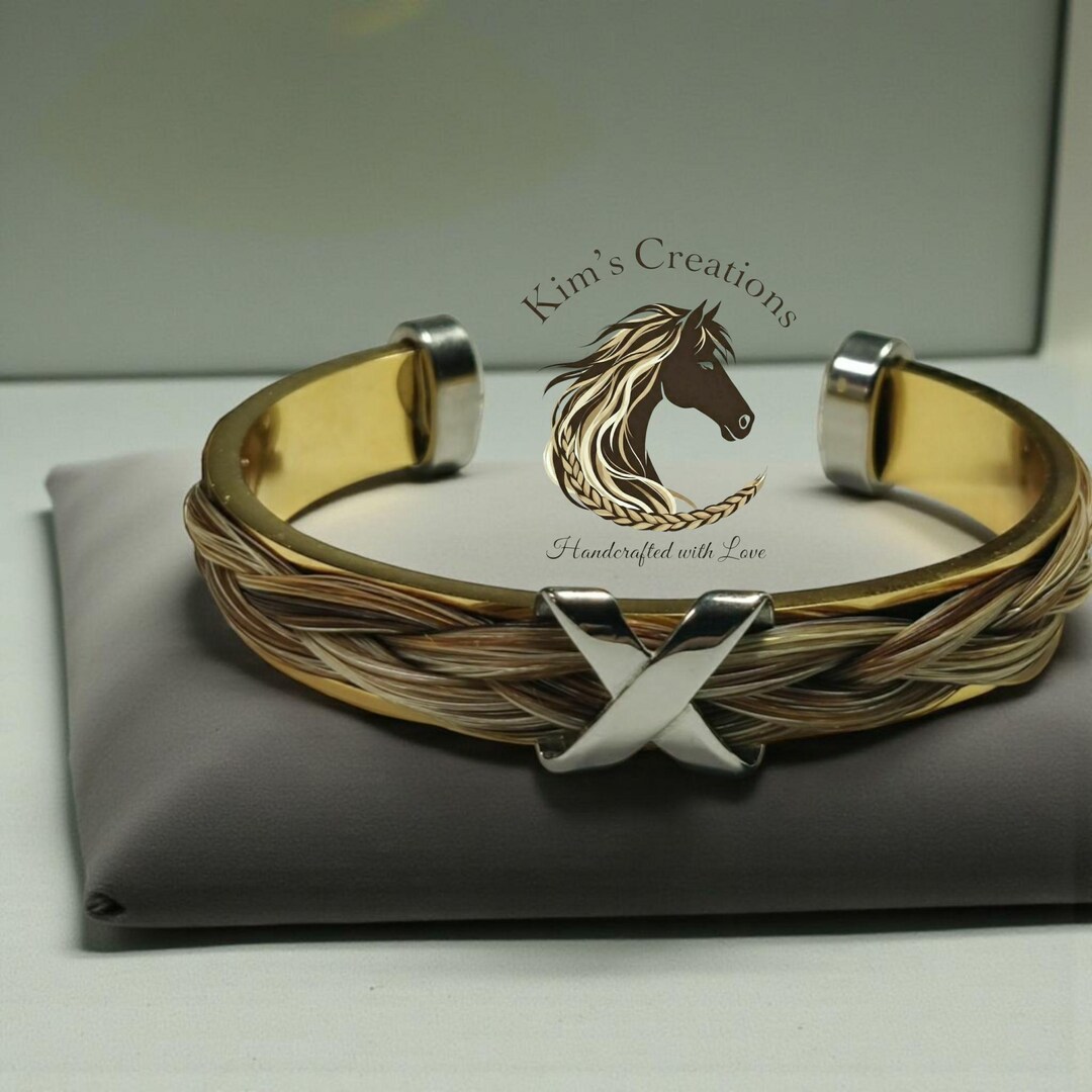 Half Inch Wide Cuff /braid Inlay/ 7" - Etsy