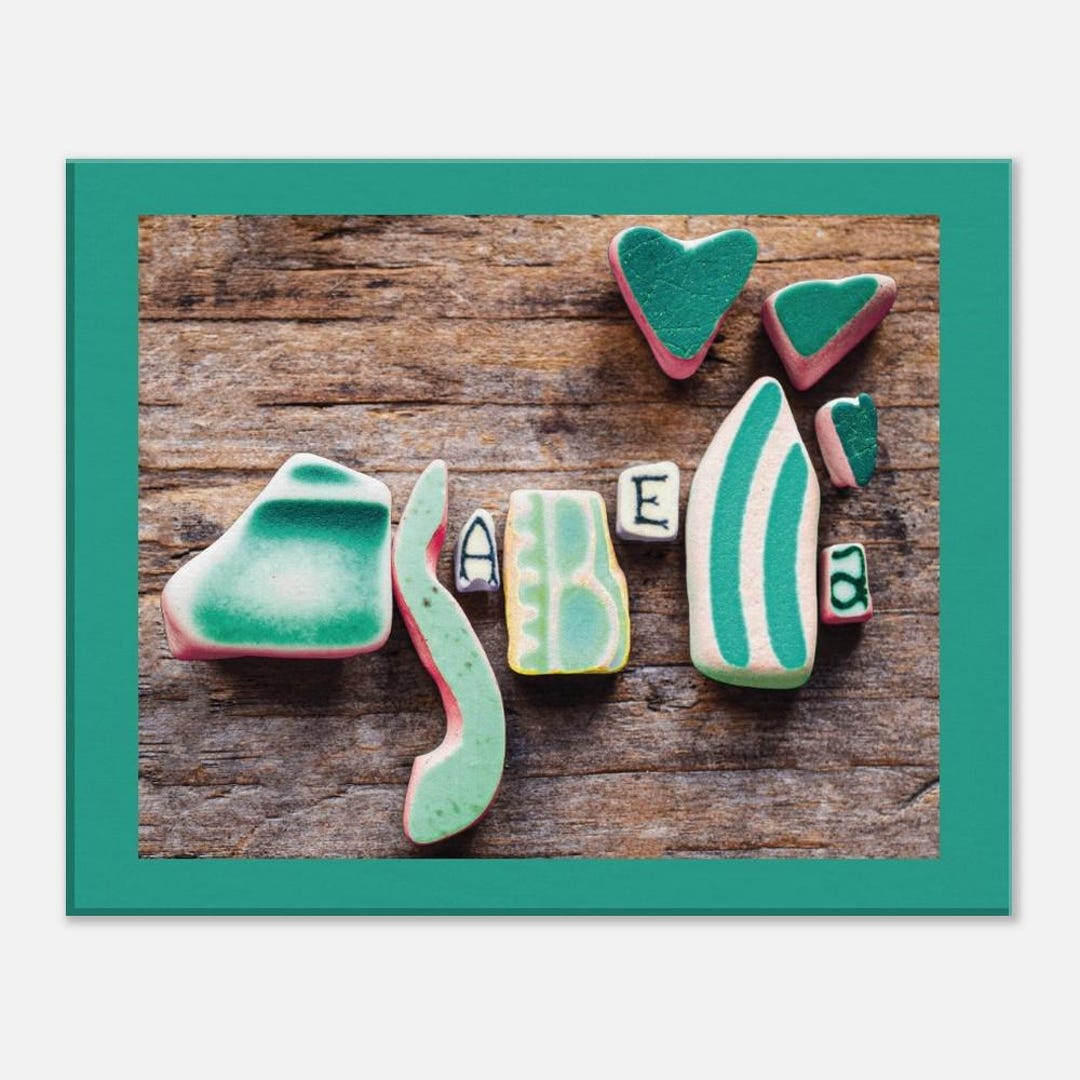 Isabella Name Art A Tumbled Pottery Letters, Personalized Vintage Wall ...