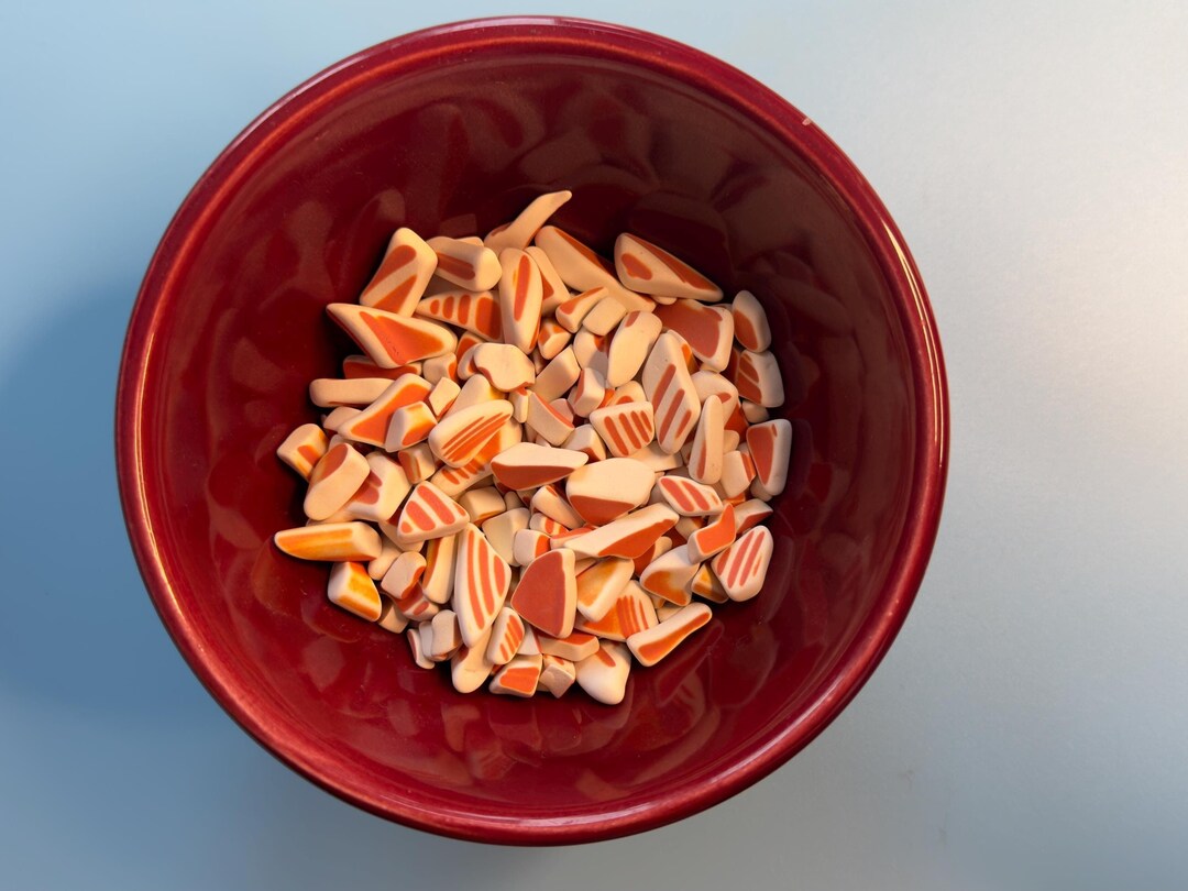 Fiestaware Orange Red Uranium Tumbled Pottery Sea Pottery in Vintage ...