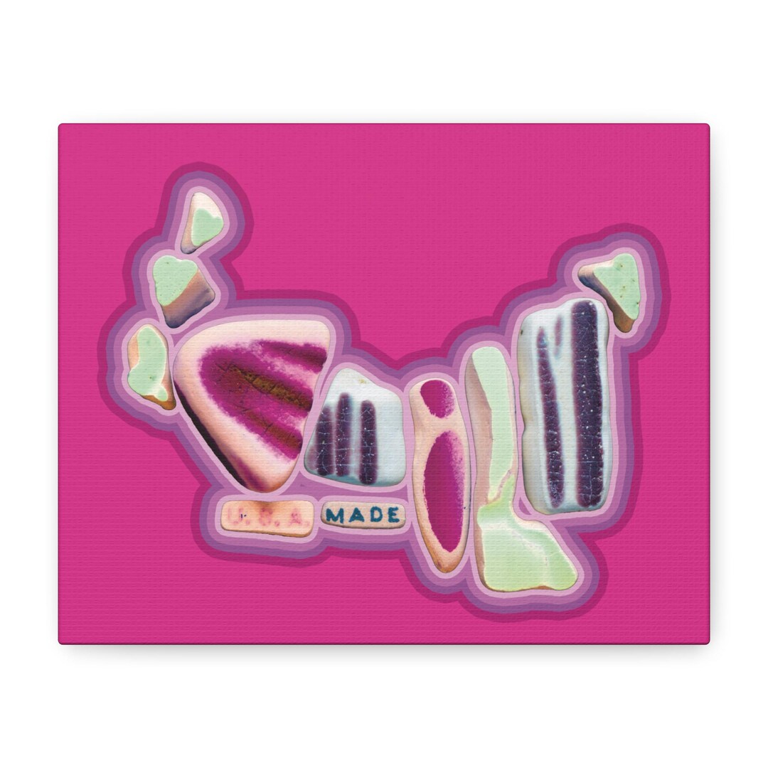 Emily in Pink Name Art Emily Wall Art Nursery Decor Vintage Fiesta ...