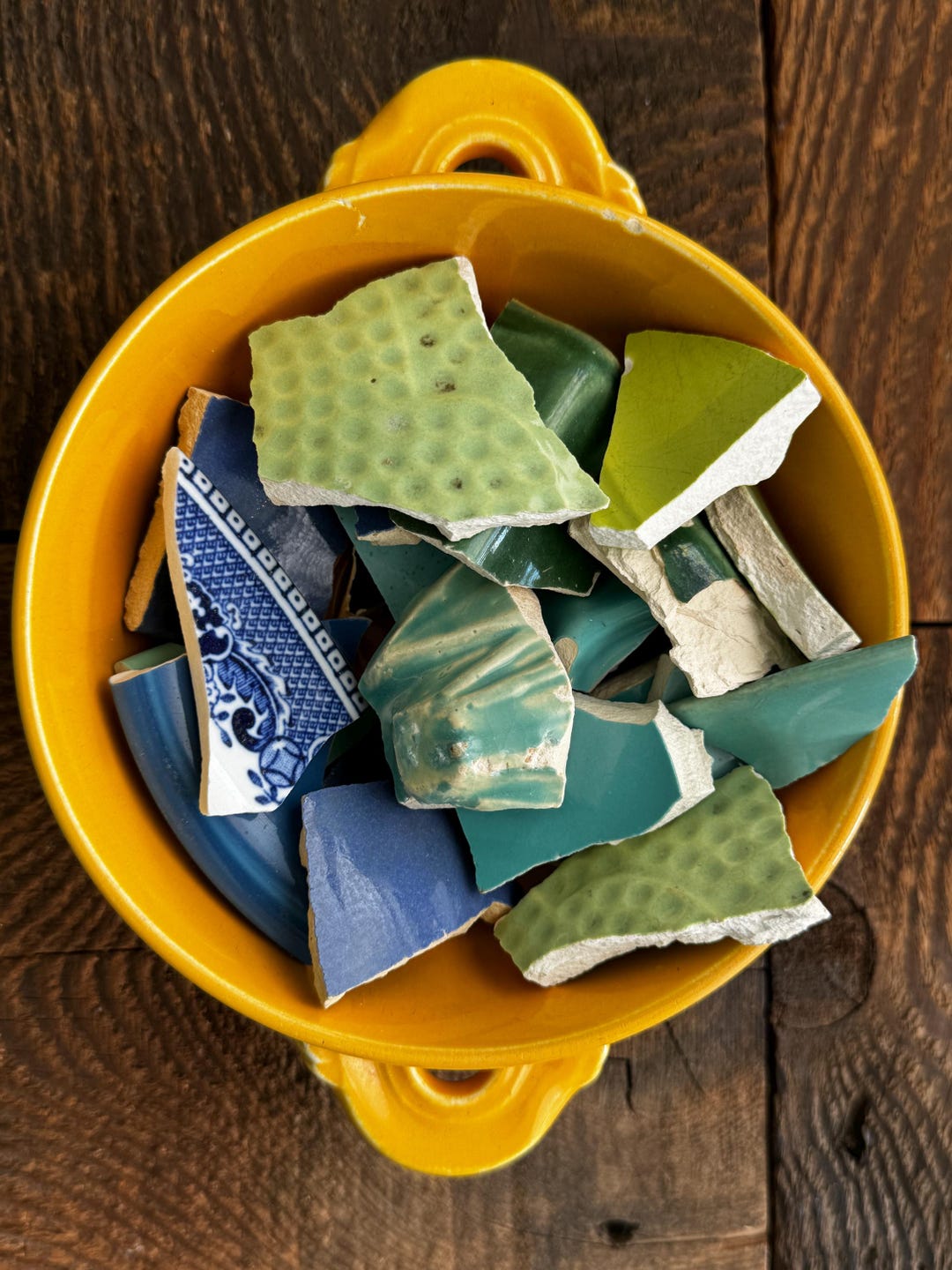 Vtg Pottery to Tumble Color Ware From the 50's Mccoy Fiesta Bauer Blue ...