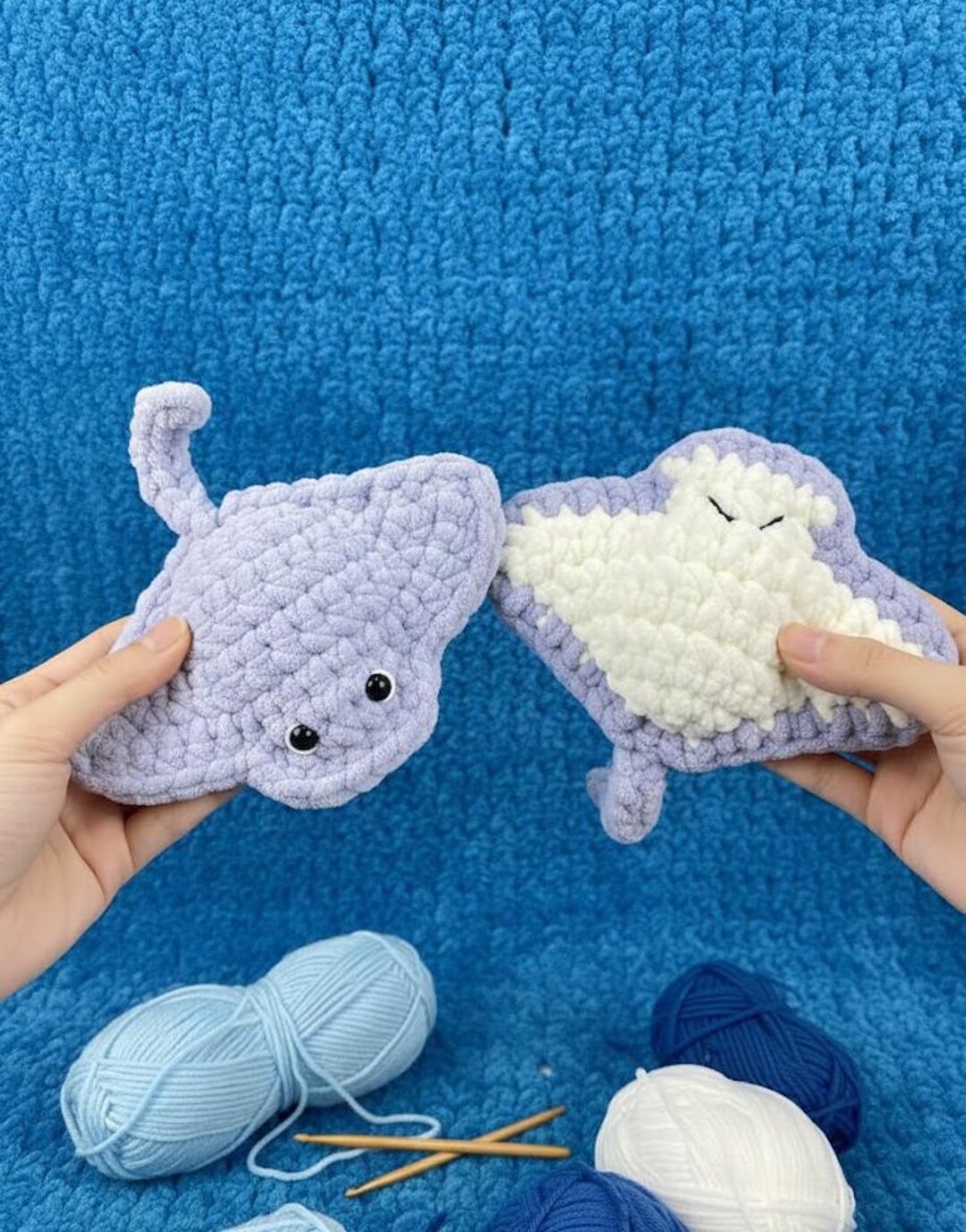 Stingray Sewing Pattern PDF, Easy Plush Toy Tutorial for Beginners, DIY ...