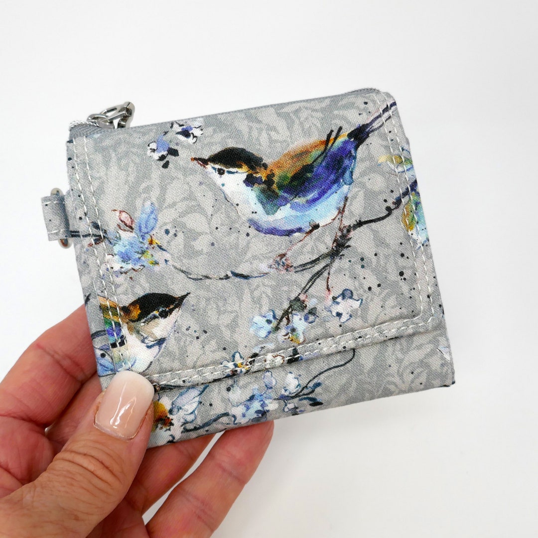 Birds Mini Wallet on the Run Extra Wallet Credit Card Wallet Trifold ...