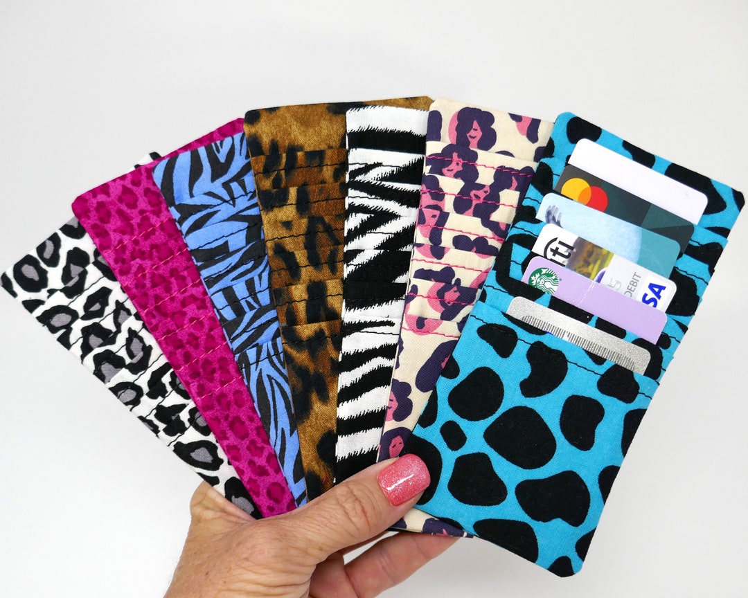 Card Holder • 6-slot Credit Card Insert • Wallet Purse Wristlet ...