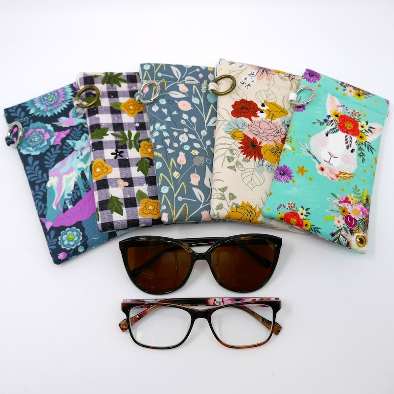 Fabric Framed Eyeglasses - Etsy