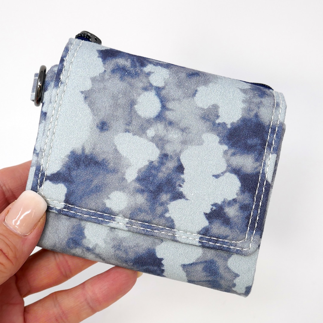 CLEARANCE Tie Dye Mini Wallet, , Credit Cards, Trifold Pocketbook ...