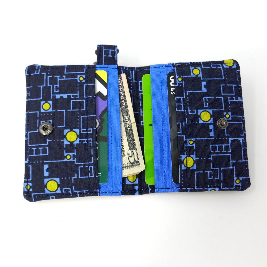 Floor Plan Card Wallet Cards and Cash Mini Billfold Blue Print ...