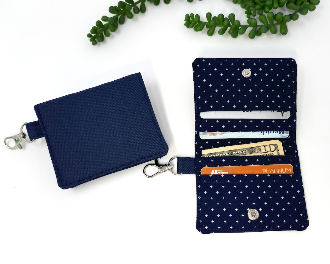 Bifold Card & Cash Wallet Mini Snap Billfold Small Pocketebook Credit ...