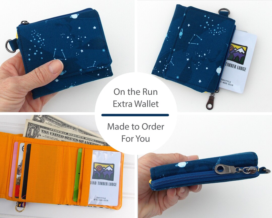 Mini Wallet Custom Made for You on the Run Extra Wallet Small Wallet ...