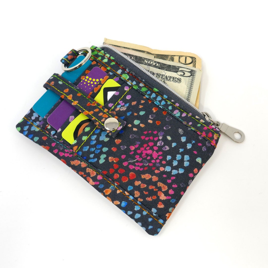 Mini ID Wallet, Coin Purse, Pocket Wallet, Here We Go Billfold, Lanyard ...
