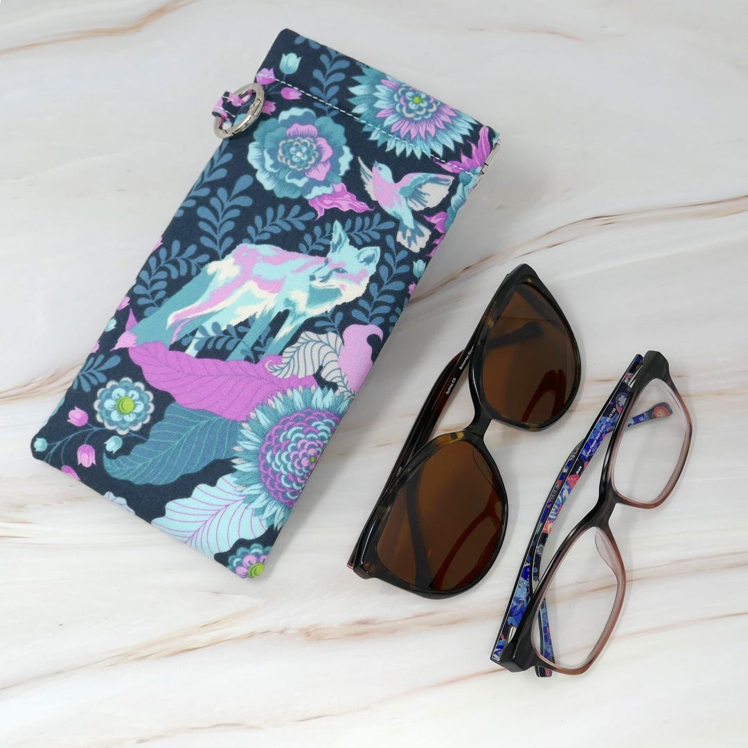 Woodland Eyeglasses Case Padded Readers Holder Handmade Sunglasses ...