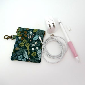 Fabric Ear Buds Case Medium Snap Pouch Flex Frame Pouch - Etsy