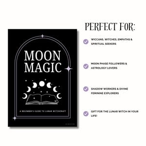 Moon Magic Grimoire Pages, Book of Shadows, Moon Phases, Spells ...
