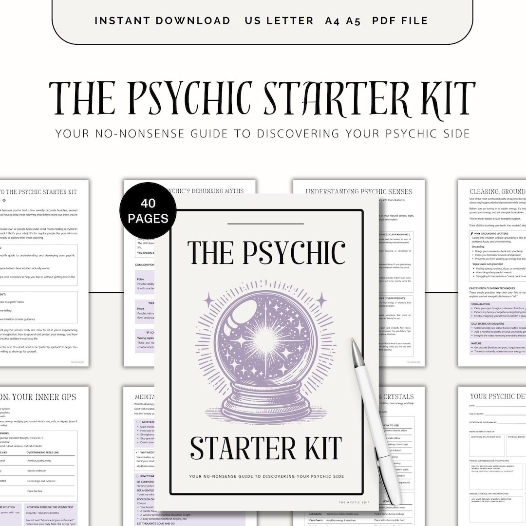 Guide to Psychic Witchcraft, Energy Work, Mediumship, Intuition, Tarot ...