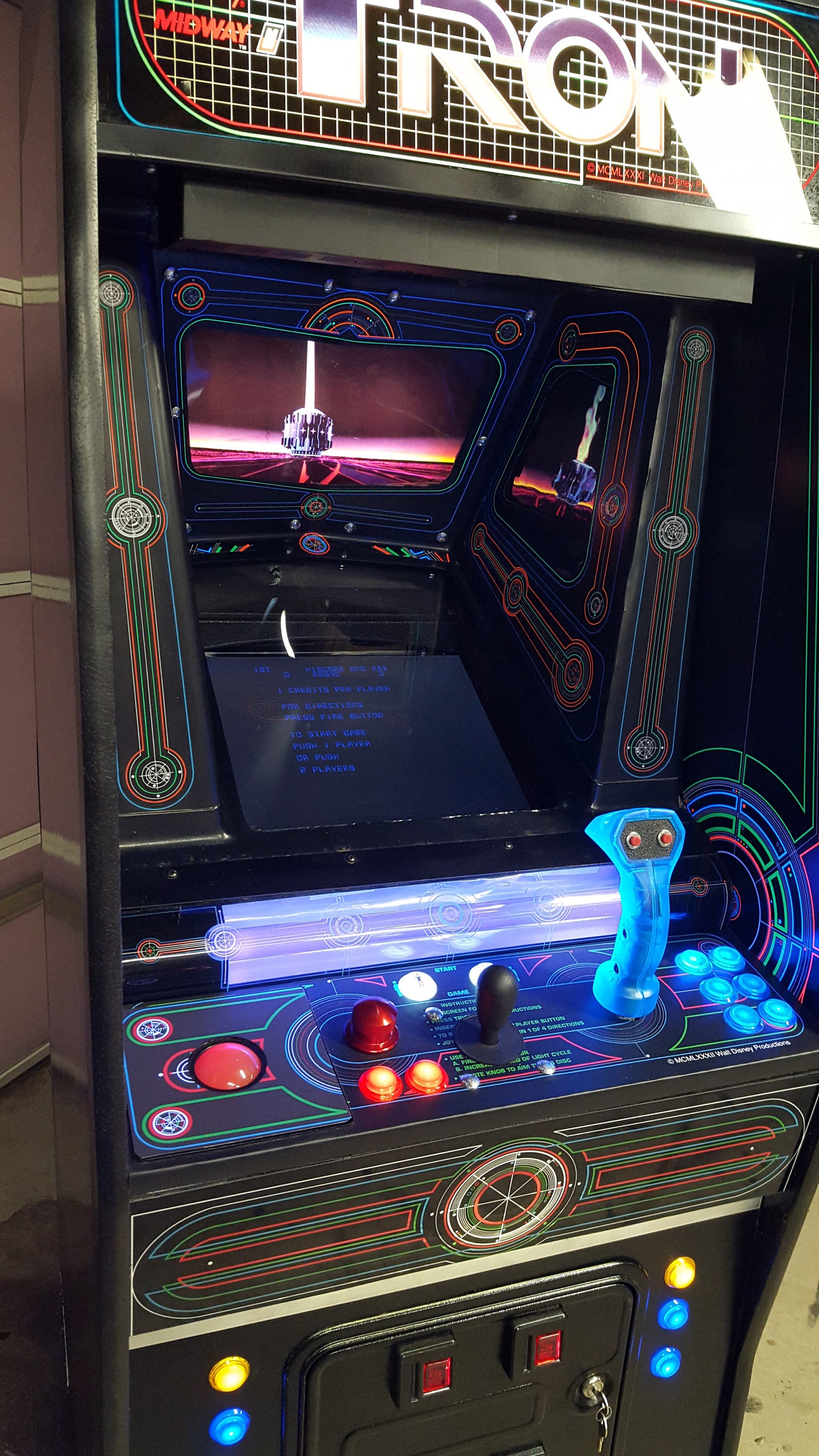 TRON Supercade From Original 80s Atari Video Arcade Game. | Etsy Canada